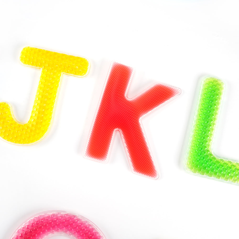 Edusense Sensory Liquid Filled Letters with Texture